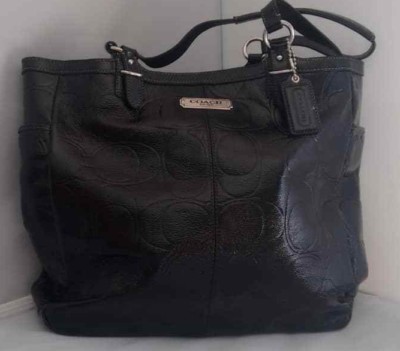 Coach F19818 Black Patent Tote | eBay