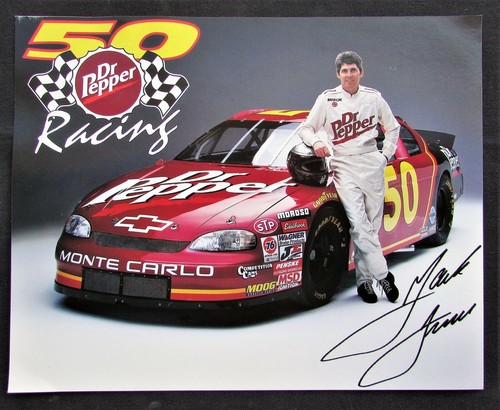 1999 Mark Green Autograph - Nascar Busch #50 Dr. Pepper ...