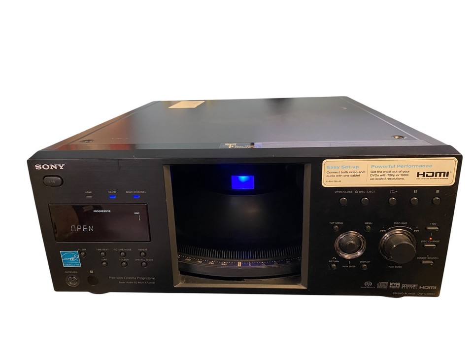 Sony Disc Explorer 400 CD/DVD/SACD Mega Changer DVP-CX995V (See ...