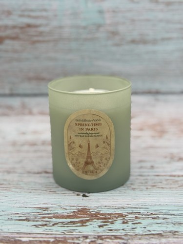 Bath & Body Works • SPRINGTIME IN PARIS • Single Wick Candle (8 oz) | eBay