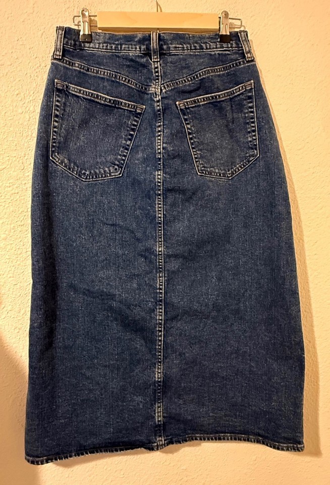 Universal Thread Women's Ultra-High Rise Maxi Denim Skirt Size 6 NEW | eBay