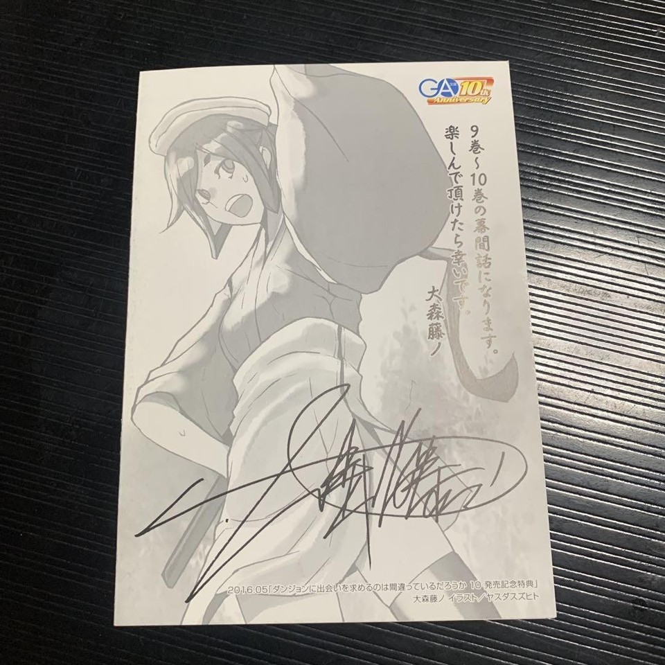 Maximum Danmachi Volume 10 Special Short Story Leaflet | eBay