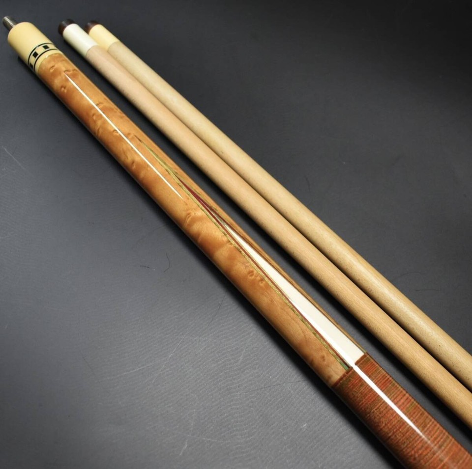 vintage Meucci Jim Rempe Cue No Wrap 2 Shaft Classic Design Billiard ...