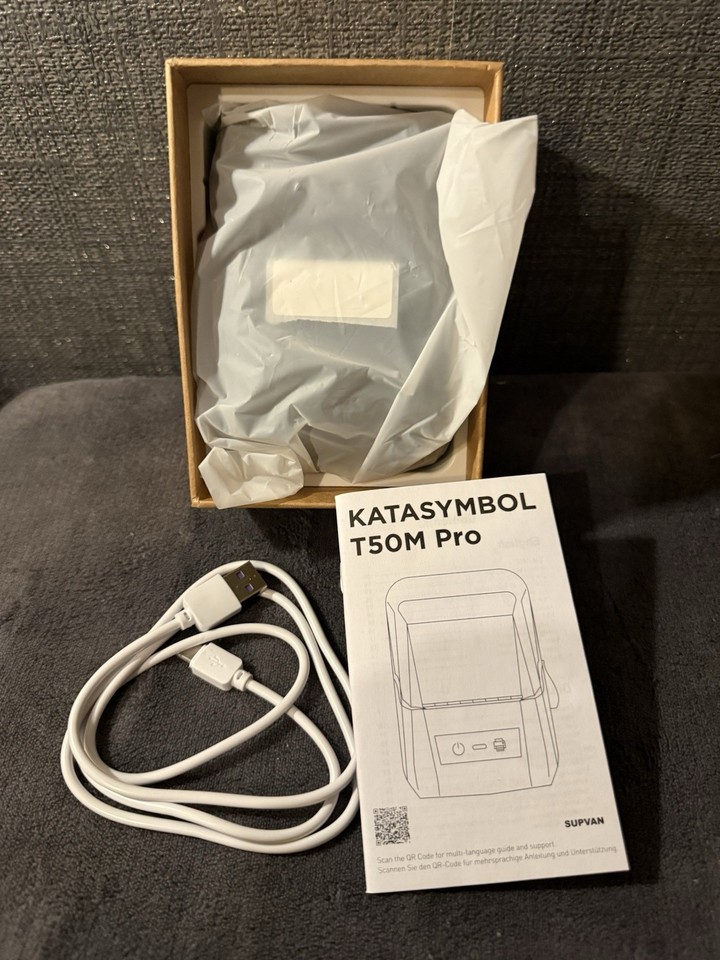 SUPAVAN KATASYMBOL T50M Pro Label Maker - wireless Connection. Black ...
