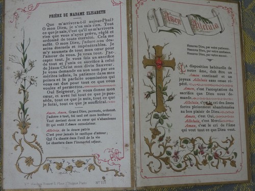 image pieuse double amen alleluia saudinos ritouret | eBay
