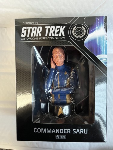 STAR TREK EAGLEMOSS THE OFFICIAL BUSTS COLLECTION #9 COMMANDER SARU ...