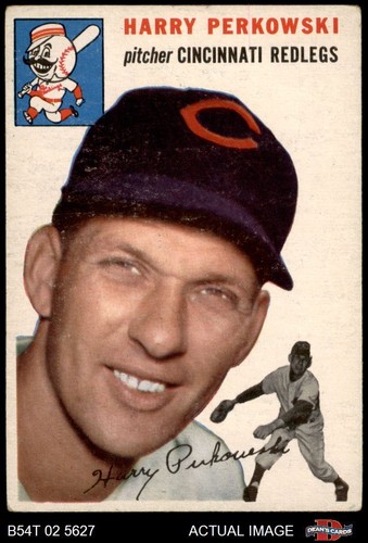 1954 Topps #125 Harry Perkowski Reds 3 - VG | eBay