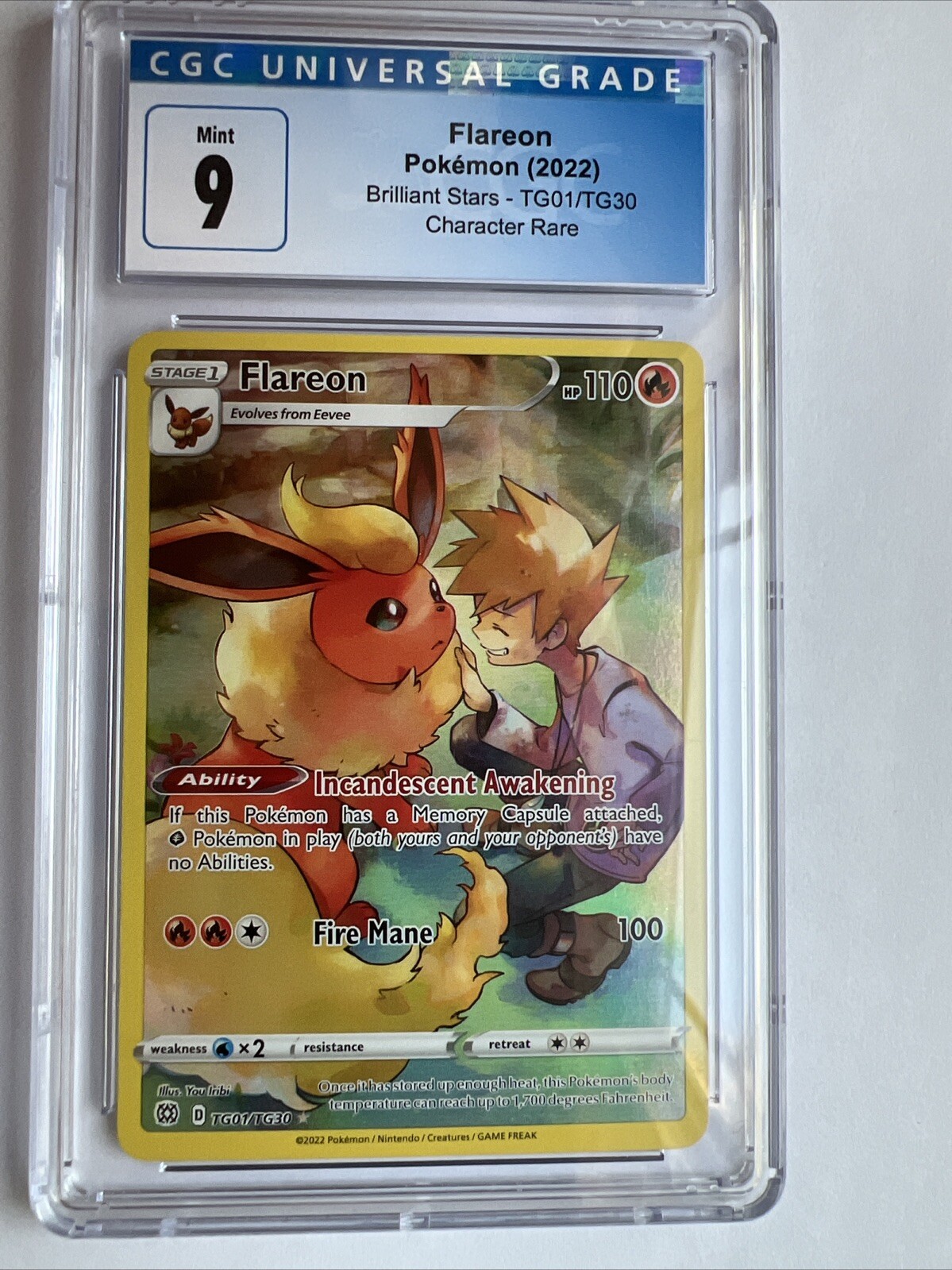 Flareon TG01/TG30 Swsh09: Brilliant Stars Trainer Gallery Holo for sale ...