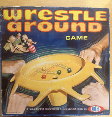 Vintage 1969 Wrestle Around Marble Strategy Game by Ideal | eBay