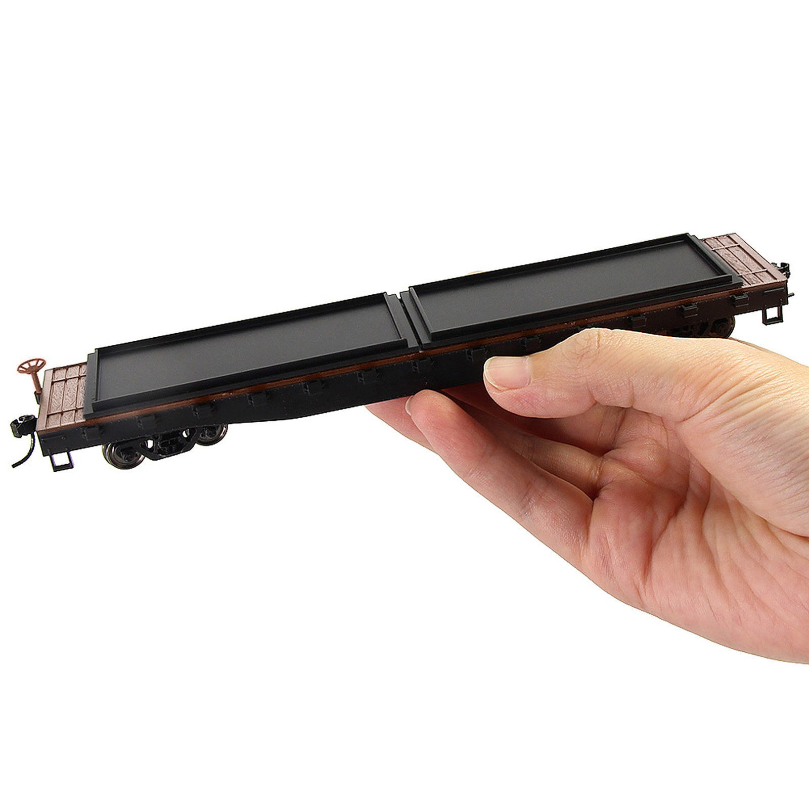 Evemodel Trains 1 Unit HO Gauge 52' Flat Car 1:87 52ft Container ...