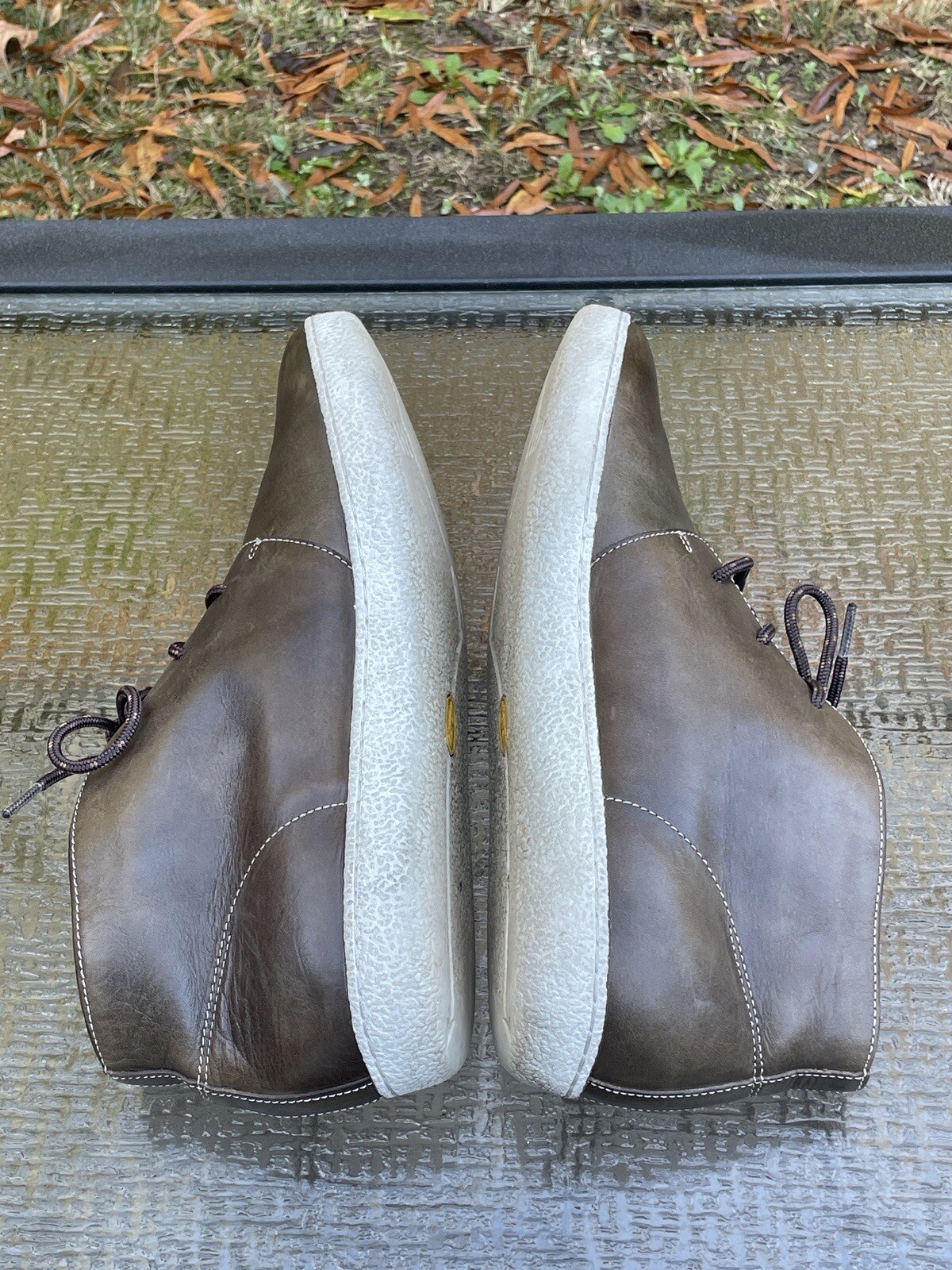 RARE Cole Haan Men's Sz 12 M Lace Up Chukka Ankle Boot Olive Brown ...