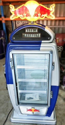 Rare Collectible Red Bull Refuel F1 Gas Pump Fridge | eBay Australia