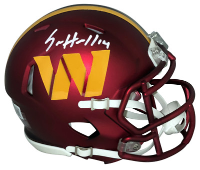 SAM HOWELL AUTOGRAPHED SIGNED WASHINGTON COMMANDERS SPEED MINI HELMET ...