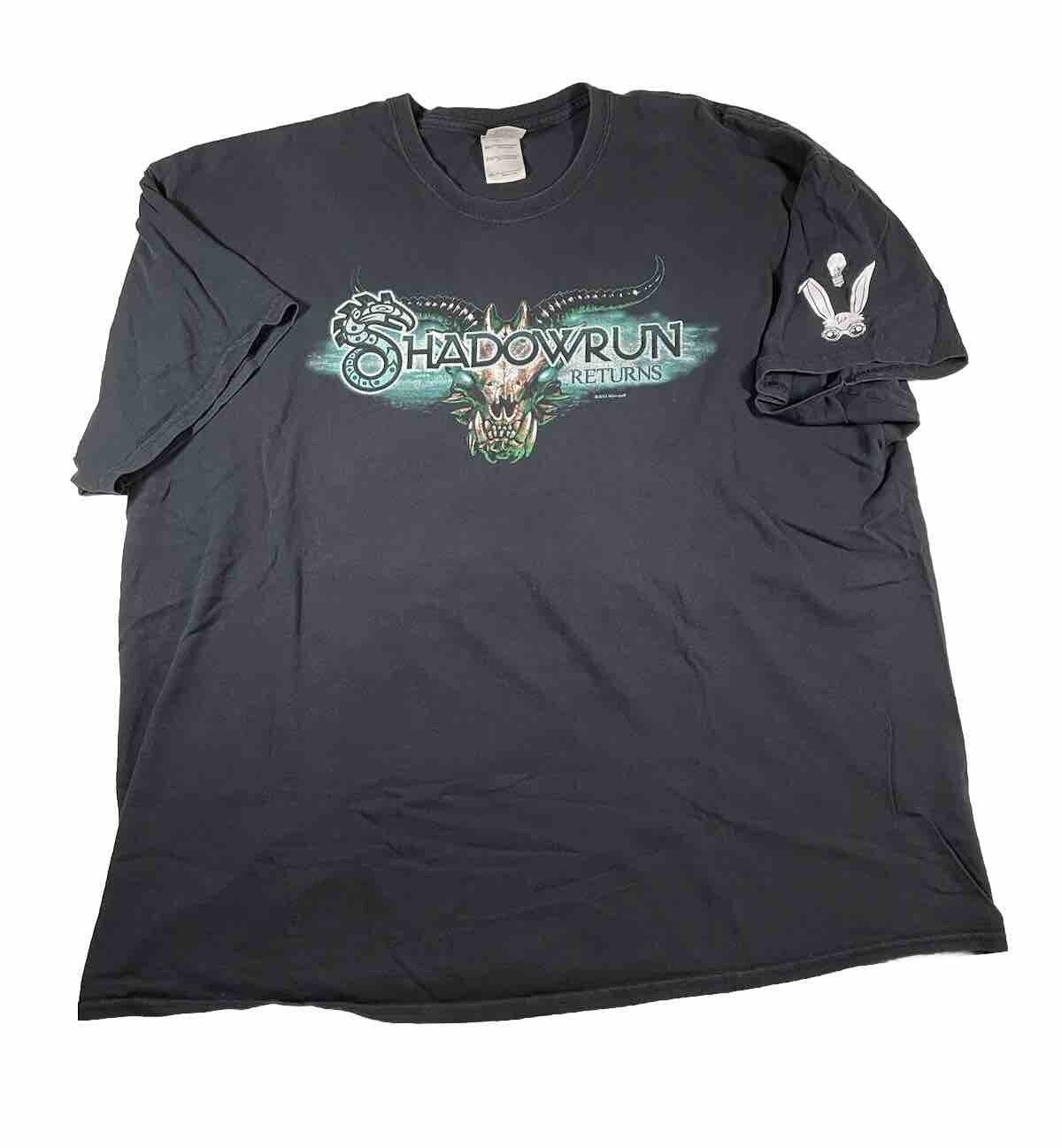 Y2k Shadowrun Returns Shirt 2xl Gildan Video Game 201… - Gem
