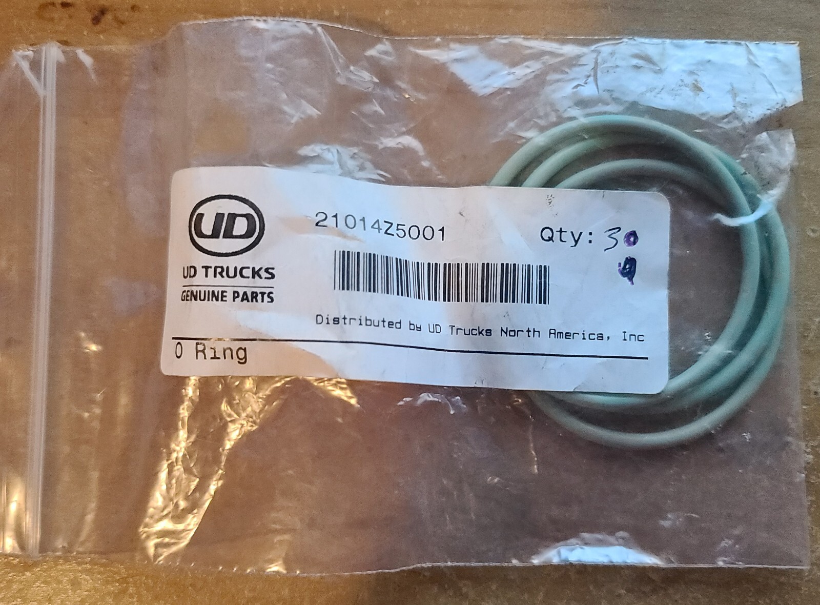 Genuine Nissan Diesel UD Truck O RING GASKET WATER PUMP 21014-Z5001 ...