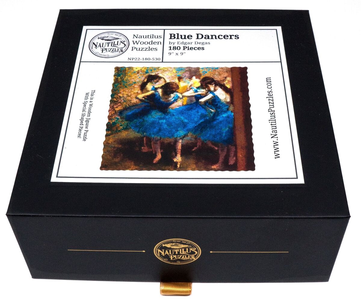 Blue Dancers by Edgar Degas (180 Piece Wooden Jigsaw Puzzle Blue Dancers by Edgar Degas (180 Piece Wooden Jigsaw Puzzle