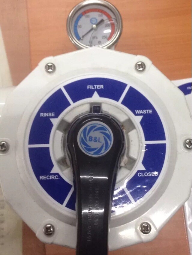 Sand Filter Multi Port Valve - Label Plate / Decal Replacement Sticker ...