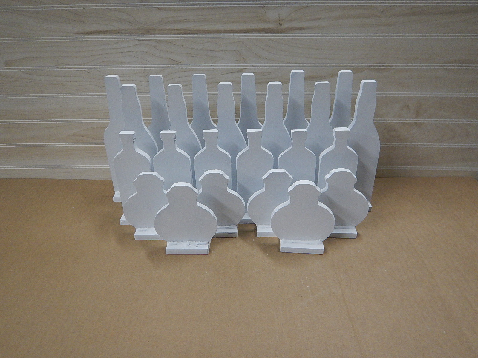 24 Vintage Style Steel Bottle Targets 3/8" Thick AR500 NRA SASS ...