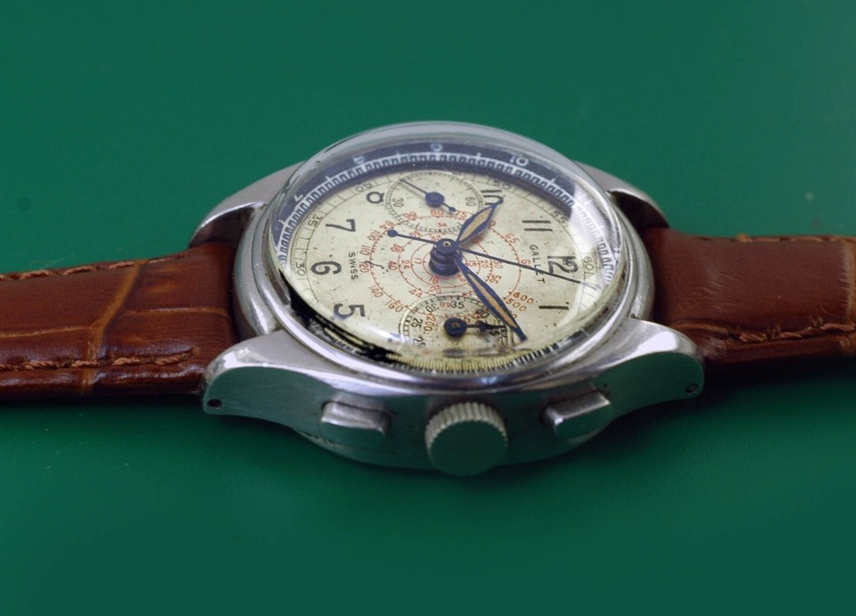 GALLET Commander Vintage 1930s Chronograph Original Snail Dial ...