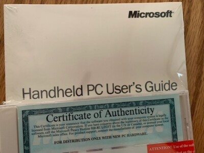 Microsoft Hand held software NEW sealed w/ Certificate of Authenticity ...