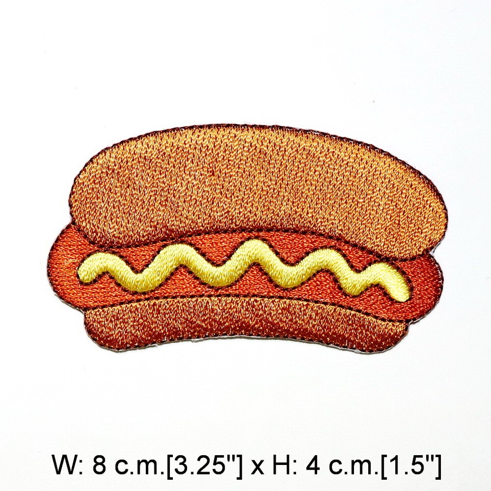 Fast Food Patch Funny Kids Cartoon Artwork Emblem for DIY Craft Iron on ...