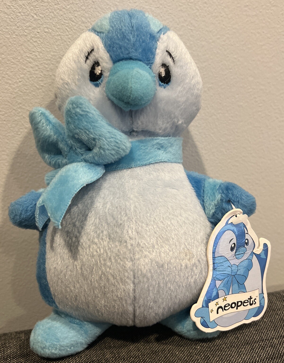 2003 Rare Neopets Blue Bruce Penguin 7" Stuffed Plush New with Tags | eBay
