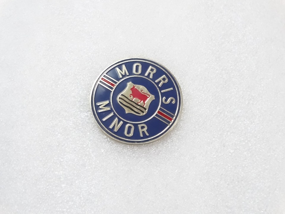 Vintage Brass Morris Minor Car Radiator Badge Emblem Logo emblem (Small ...