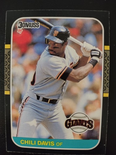 Chili Davis - San Francisco Giants - 1987 Donruss Baseball #268 | eBay