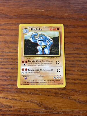 Pokémon TCG Machoke Base Set 34/102 Regular Unlimited Uncommon | eBay