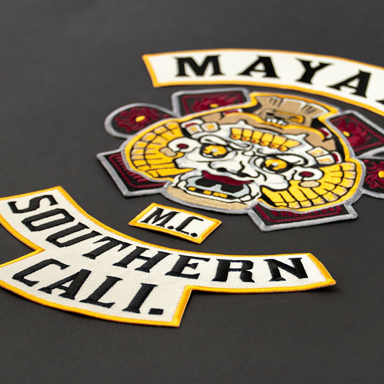 Mayans Southern Cali M.C. Back Patch, Biker Gang Embroidered Emblem, 2 ...