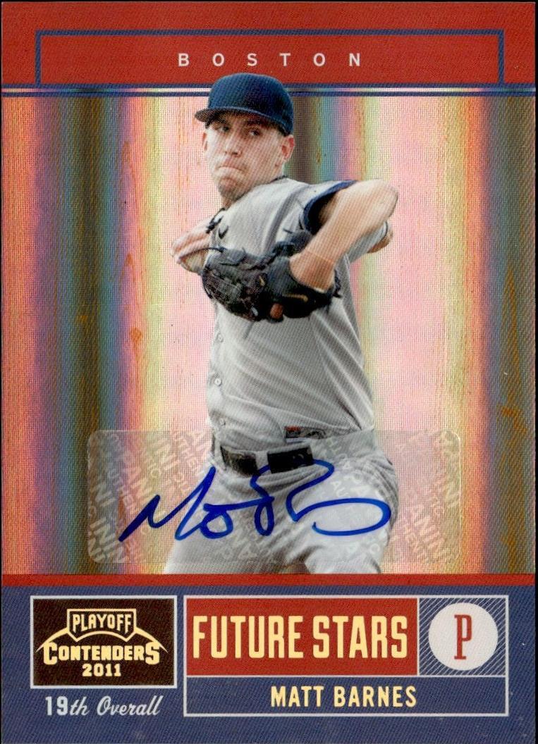 2011 Playoff Contenders - Future Stars Matt Barnes #19 Signatures /25 ...