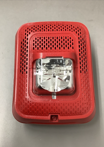 System Sensor SPSRL Wall Speaker Strobe "Fire" Red, Indoor, 12/24V (r65) | eBay