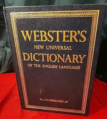 Webster’s New Universal Unabridged Dictionary Deluxe 2nd Edition ...
