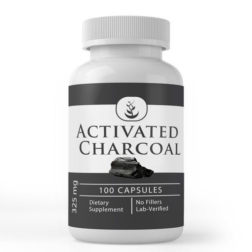 Activated Charcoal, (100 Capsules) Always Pure, No Additives Or Fillers ...