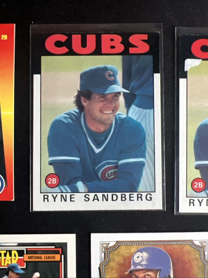 Ryne Sandberg 5 Card MLB Baseball Trading Card Lot Chicago Cubs HOF | eBay