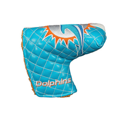CMC Design Miami Dolphins Blade Putter Headcover - Teal/Orange/White | eBay