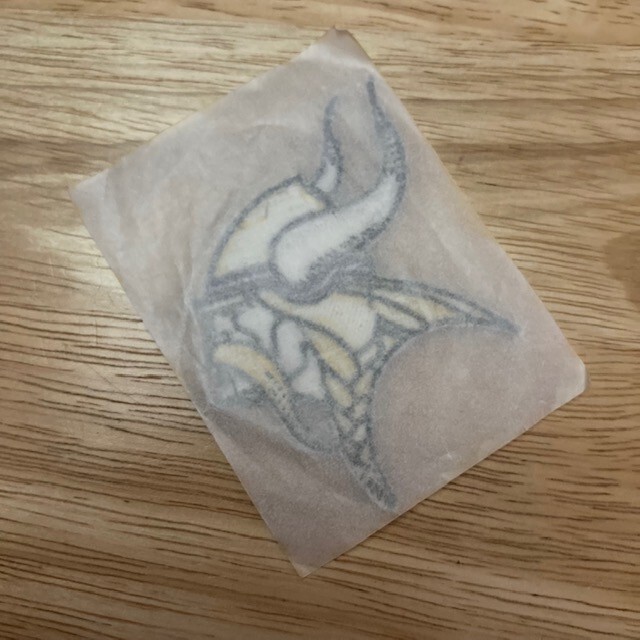 MINNESOTA VIKINGS Embroidered Stick-On 2.25" x 3" NFL Official Team ...