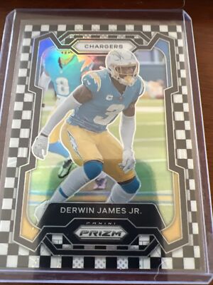 2023 Panini Prizm Derwin James Jr. Black & White Checkerboard #155 ...