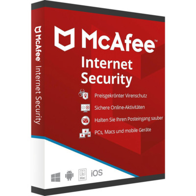 McAfee Internet Security 2024/2025 • 1, 3, 5 oder 10 Geräte / 1 - 2 Jahre | eBay.de