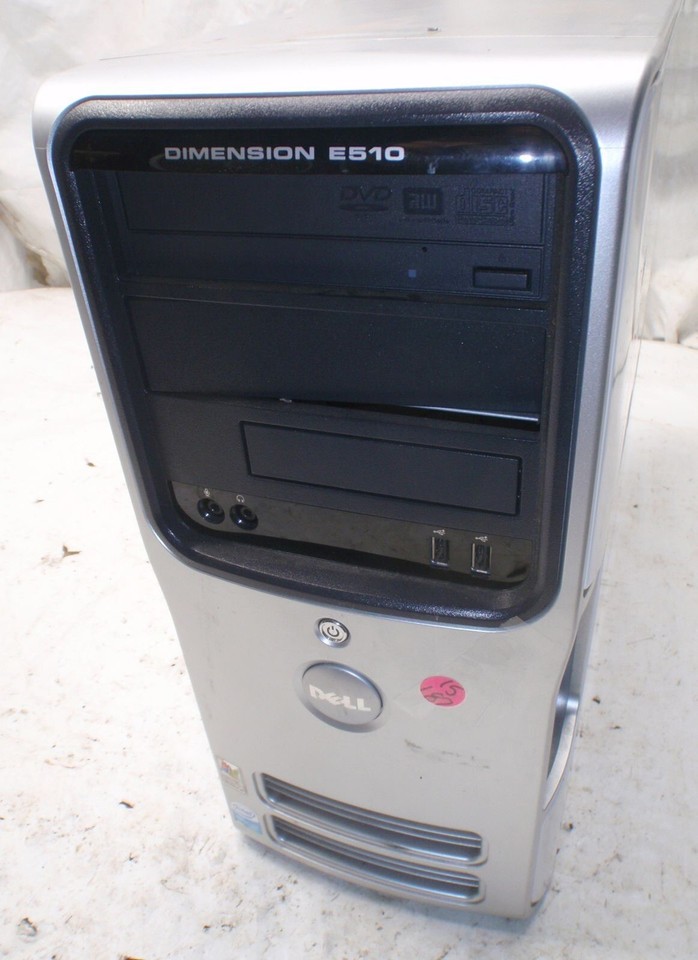 Dell Dimension E510 Desktop PC Model DCSM w Windows XP Media Center ...