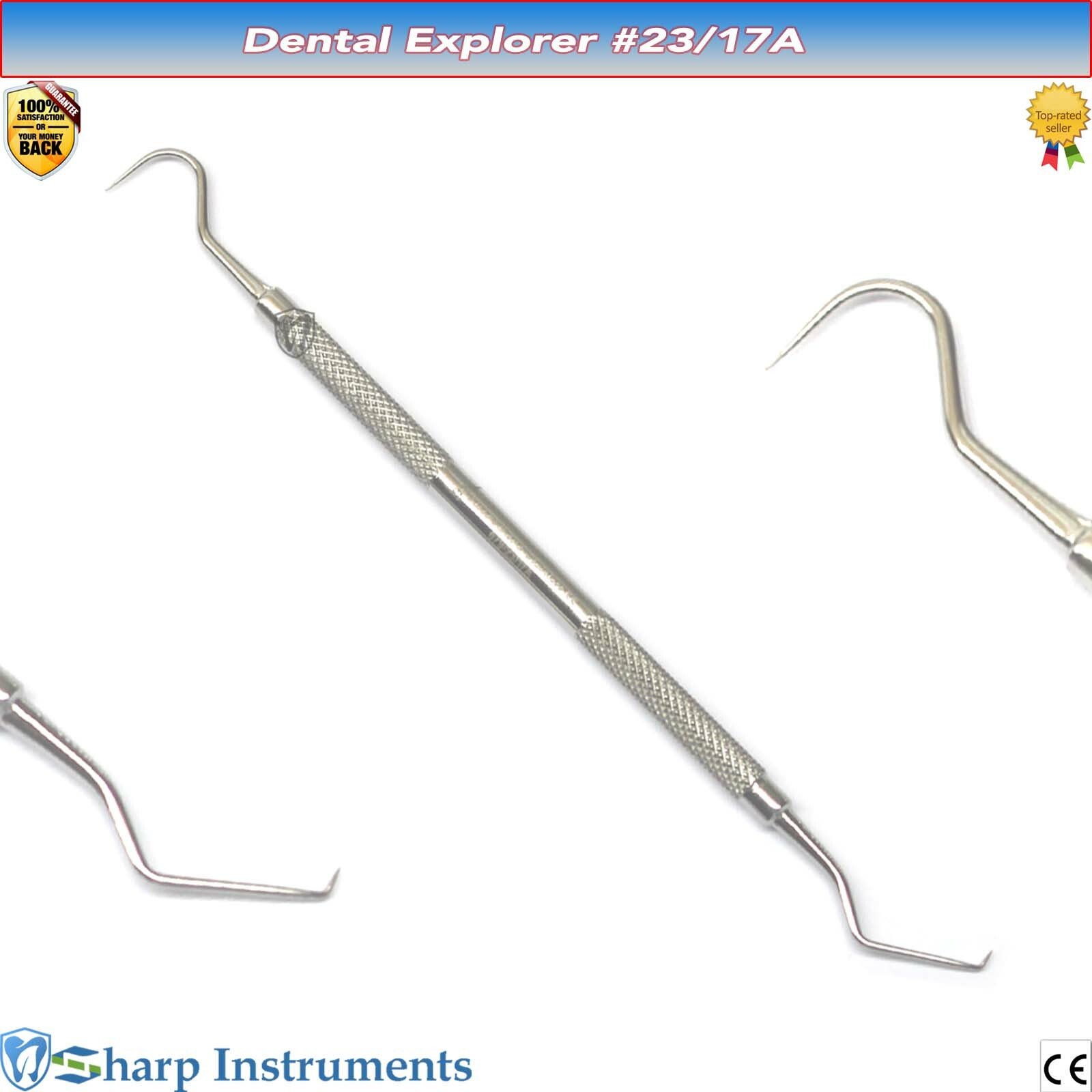 Dental Endodontic Explorer 23/17A Probe 23 Diagnostic Dentistry Hygiene ...