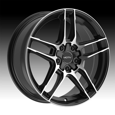 Motiv 434MB Matic Gloss Black Machined 16x7.5 5x112 / 5x4.5 40mm (434MB ...