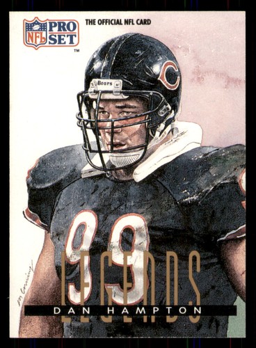 Dan Hampton 1991 Pro Set #696 Chicago Bears | eBay