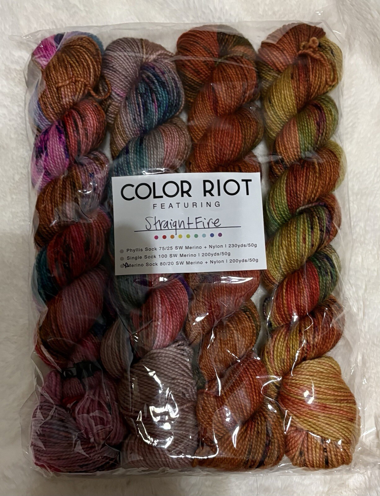 Hand Dyed Yarn “ Hue Loco” Bundle Of 4, 50 Gram Skeins. Color Riot | eBay