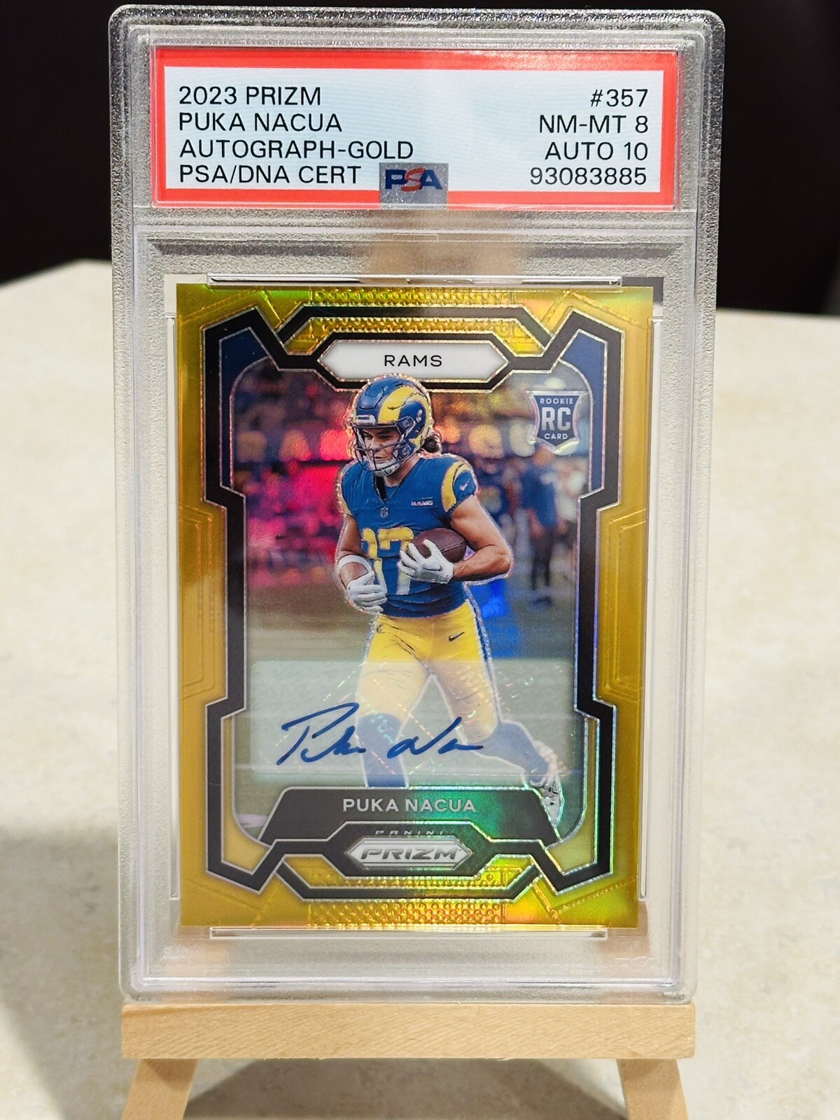 2023 PANINI PRIZM PUKA NACUA GOLD PRIZM AUTO 1/10! | eBay