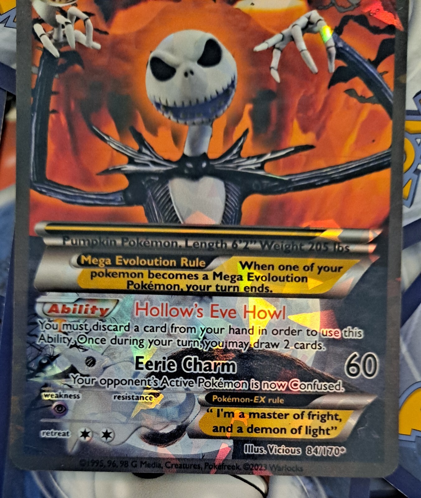 Jack Skellington Pokemon Card | eBay