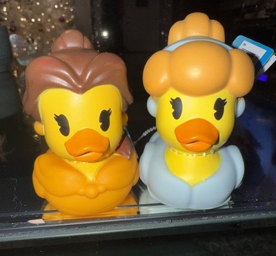 Disney Rubber Duck 3” - Set Of 2 - Cinderella & Belle NEW | eBay