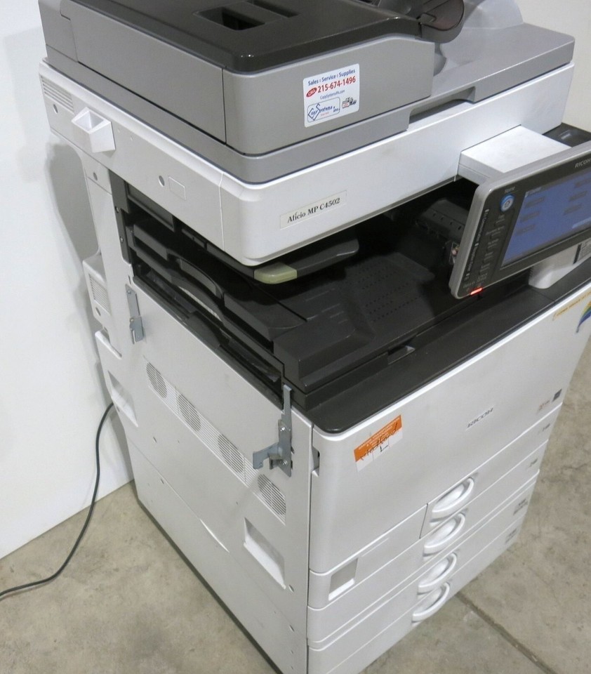 RICOH Laser Color Multifunction Office Printer Aficio MP C4502 | eBay