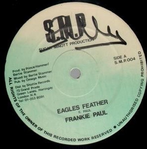 Frankie Paul Eagles Feather 12" vinyl UK Smp b/w version and unknown ...