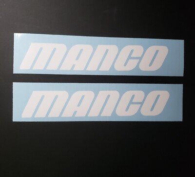 MANCO 11” (set Of 2) Replacement DECAL STICKER WHITE VINYL BEST USA | eBay